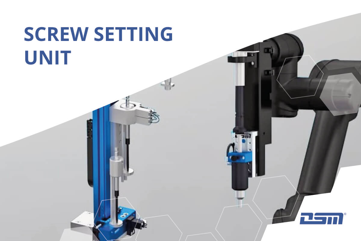 Screw setting unit with changeable modules » DSM